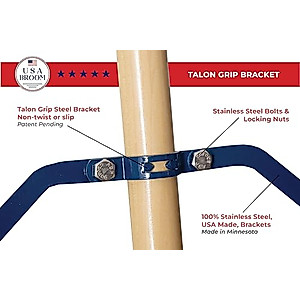 USA Broom 24 in Heavy Duty Push Broom Indoor/Outdoor Garage Shop 100% Made in USA