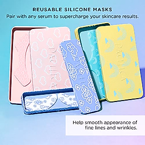 Pacifica Beauty | Reusable Brow Mask | 100% Silicone | Vacuum Seal & Lifting Effect | Minimize Fine Lines + Wrinkles | Pair with Serum | Storage Tin Included | Vegan + Cruelty Free