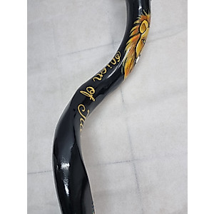 Sale for shofar Yemenite Polish Horn Size 46" Paint Painted Kudu lion of Judah From Israel Active