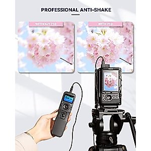 Digital Timer Remote Shutter Release Trigger Intervalometer for Canon EOS Rebel T6 T7 80D 70D 60D 60Da 77D T7i T6i T6s SL2 SL1 T5 T3 T5i T4i T3i T2i EOS R M6 M5 Cameras…