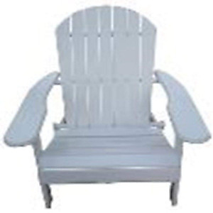 Christopher Knight Home Hanlee Folding Wood Adirondack Chairs, 2-Pcs Set, White