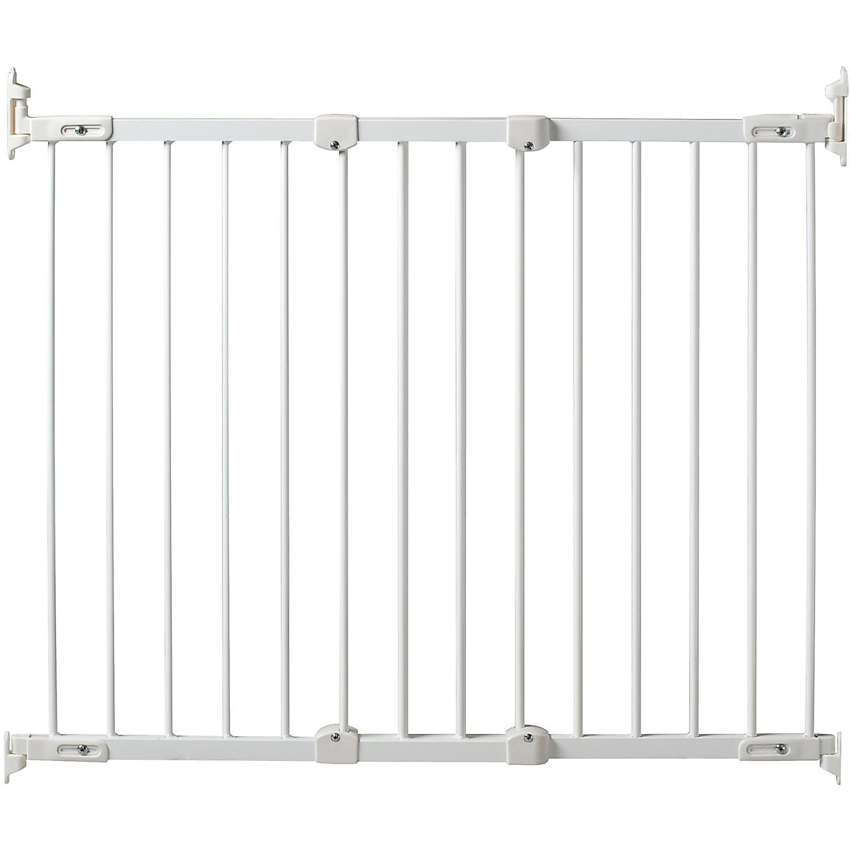 KidCo G2100 Angle Mount Metal Safeway Gate (White)
