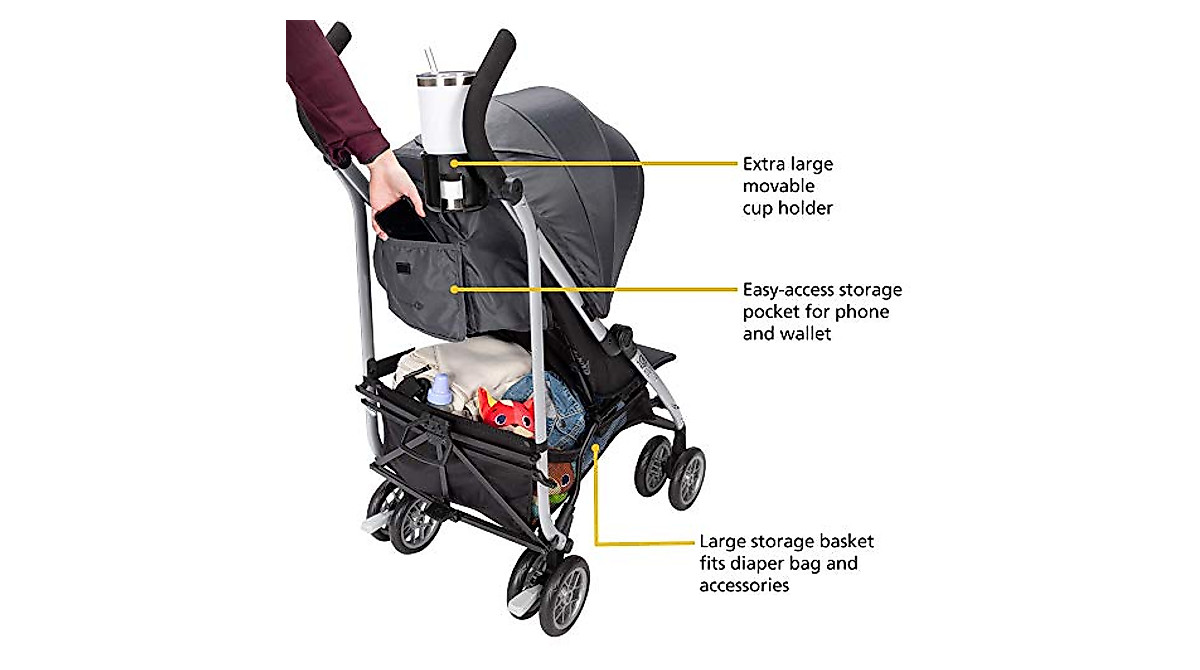 Safety 1st Step Lite Compact Stroller - Lightweight & Easy to Carry