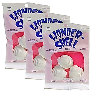(3 Packages) Weco Wonder Shell Natural Minerals (3 Pack), Small - Total of 9 Shells