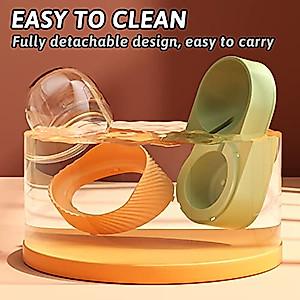 BNOSDM Automatic 2 Pcs Cat Dog Feeders Cat Food and Water Dispenser Set 2L Gravity Pet Food Feeder Water Bowl Dispenser, Self Feeding Station for Cat Puppy Small Dog