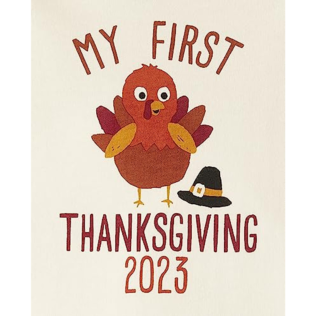 The Children's Place Unisex-Baby And Newborn Long Sleeve Graphic Bodysuit My First Thanksgiving 12-18 Months