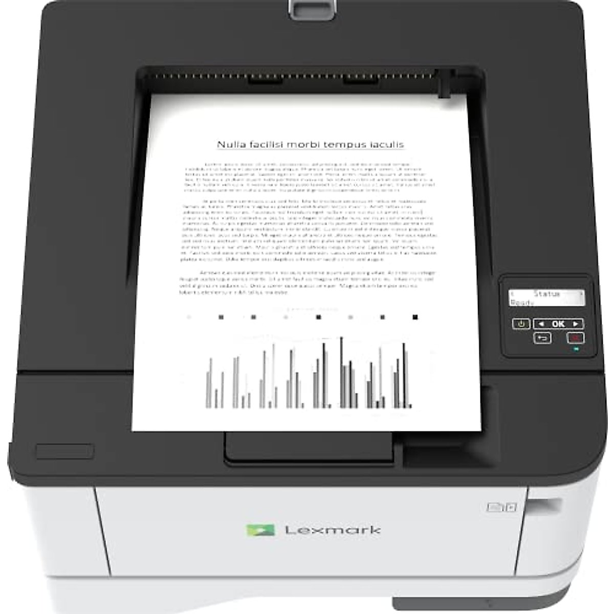 Lexmark MS331DN Laser Printer - Monochrome - 40 ppm Mono - 2400 dpi Print - Automatic Duplex Print - 100 Sheets Input