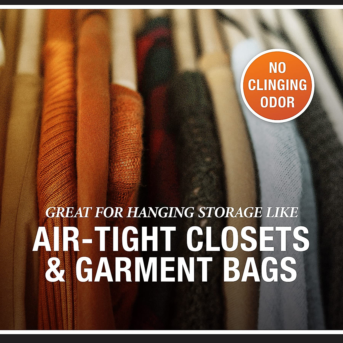 Reefer-Galler NO Moth Closet Hanger Refill Kills Clothes Moths, Carpet Beetles, and Eggs and Larvae