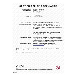 PowerSource 7Ft 12V Power Cord for Sony Blu-Ray DVD Player Models BDP-S6700 BDP-S1700 BDP-S1500 AC-M1210UC BDP-S6500 BDP-S3500 BDP-S3700 BDP-S3200 BDP-S1200 BDP-BX650 BDP-BX370 Power Adapter Cord