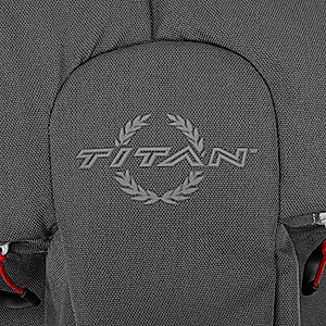 Allen Company Titan Krait Crossbow Case - Soft-Shell Design - Fits Scoped Narrow Limb Crossbows - Oversized Pockets for Bolts, Quivers, and More - Gray/Red - 37" x 19.5"