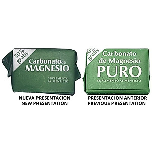 Magnesium Carbonate 7grs - Carbonato de Magnesio Puro (Pack of 8)
