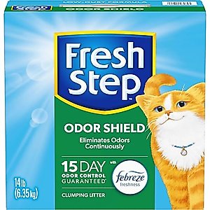 Fresh Step Odor Shield Clumping Litter With Febreze Freshness, 14 lb. Box