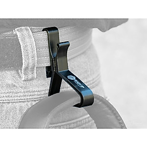 Ready Up Gear EarClip – Universal Belt Clip for Ear Muffs - Neodymium Magnetic Closure - Fits Belts up to 2 Inches - Black, Secure & Convenient Hearing Protection Holder