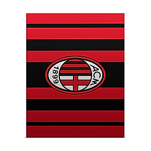 Head Case Designs Officially Licensed AC Milan Home 2021/22 Crest Kit Vinyl Sticker Gaming Skin Decal Cover Compatible with Xbox One X Console