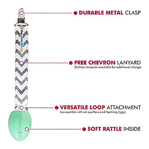 Baby Must Haves - Teething Egg Mint Green Bundle Baby Rattle Teether Toys, Development Toys for 3 Months up to 18 Months, Infant Sensory Toys, 6 Month Old Baby Essentials