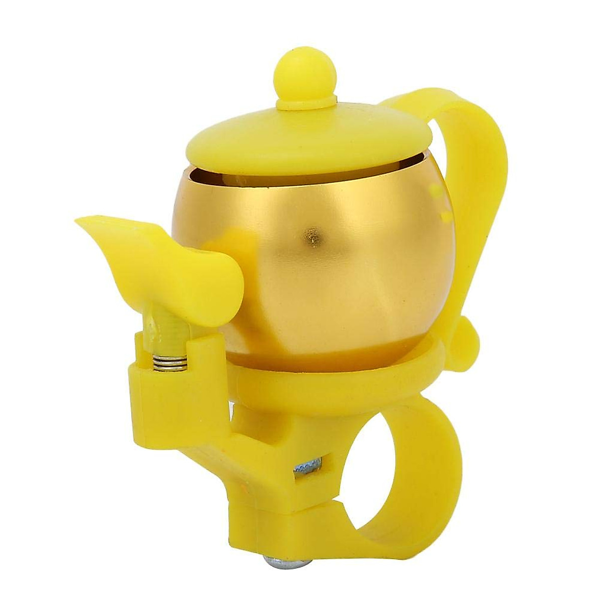 Aluminum Alloy Bells Ultralight Teapot Bike Bells Mountain Handlebar Alarm Bell Bike Accessory (Gold)
