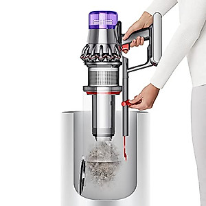 Dyson Outsize Cordless Vacuum Cleaner, Nickel/Red, Extra Large