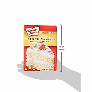 Duncan Hines Signature Cake Mix, French Vanilla, 16.5 Ounce