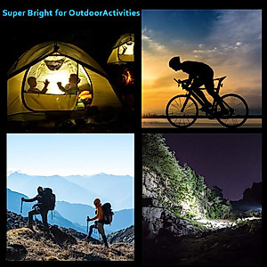 TotaLohan Tactical LED Flashlight 2000 Lumens 5 Modes Flashlights with Belt Clip for Hurricane Camping Hiking Emergency,2 Pack