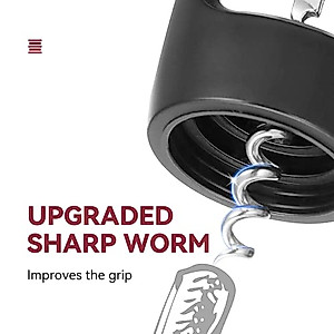 KITVINOUS Wine Opener, Premium Wing Corkscrew with No-Stick Worm, Multi-functional Wine Bottle Opener for Wine and Beer Bottles, Upgraded