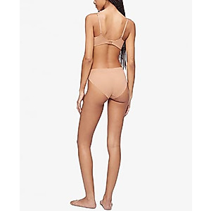 Calvin Klein Women's Perfectly Fit Flex Lightly Lined Perfect Coverage T-Shirt Bra, Sandalwood, 36DD