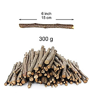 Youngever 300g Apple Sticks, Treat Food, Pet Chew Toys for Rabbits, Chinchillas, Guinea Pigs, Hamsters