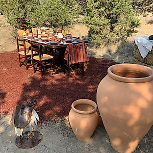 Canyon Cactus Ceramics Spanish Terracotta Set Of 3 Small Dipping Bowls, White