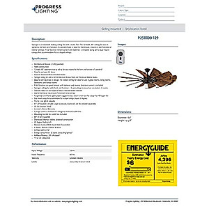 Springer Collection 60-Inch 12-Blade Distressed Walnut Coastal Windmill Ceiling Fan, Bronze