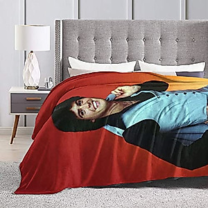 DOTZRLT Donny Singer Osmond Blanket Printed Flannel Blanket Home Decor Soft Comfortable Warm Throw Blankets 60"x50"