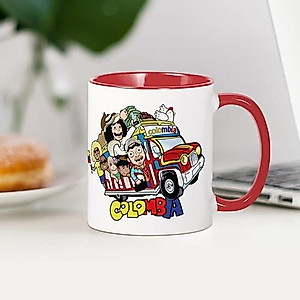CafePress Colombian Chiva Mug Ceramic Coffee Mug, Tea Cup 11 oz