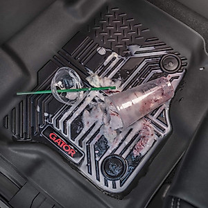 Gator 79603 Black Front and 2nd Seat Floor Liners Fits 11-16 Ford F-250/F-350 Crew Cab