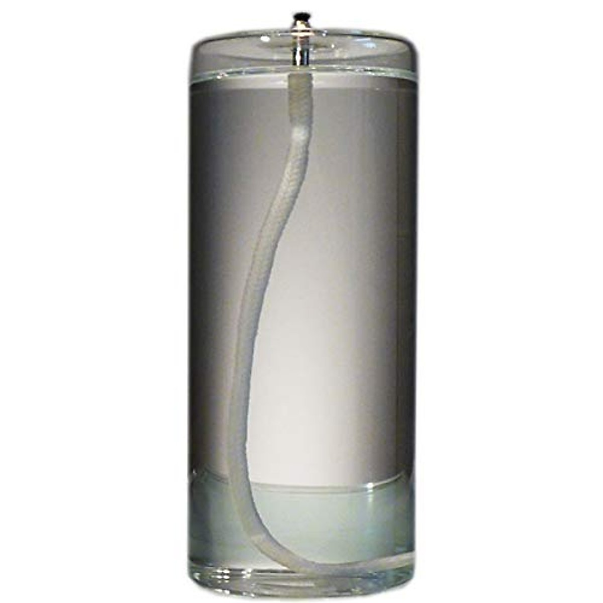 Firefly Dripless 6-Inch Refillable Glass Pillar Candle - Memory, Unity, Prayer and Window Candle Without The Wax Mess - Use Alone, in a Candle Holder or Lantern - for use in The Interior of Your Home
