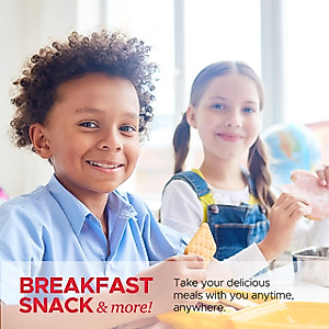 Tafura Sandwich Containers (3 Pack) Sandwich Box | Lunch Containers | Sandwich Containers for Lunch Boxes | Reusable Sandwich Holder, BPA Free