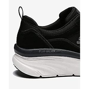 Skechers D'Lux Walker-New Moment Women Walking Shoes Black/White (us_Footwear_Size_System, Adult, Women, Numeric, Medium, Numeric_8_Point_5)