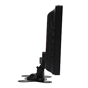 Shanrya 10.1 Inch Monitor, HD Display Adjustable Bracket Dual Loudspeakers Multiinterface USB Touch Screen Display Menu Function for Home (US Plug)
