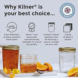 Kilner Wide Mouth Preserve Jar 0.2 Litre