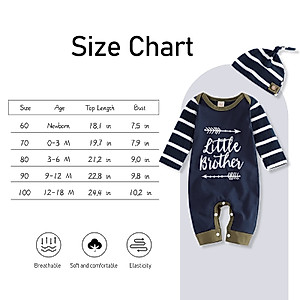 Rutoe Newborn Baby Boy Romper Stripe Sleeve Outfits Jumpsuit Clothes One Piece Romper (0-3M)