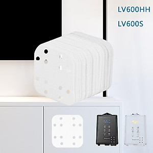 LV600HH & LV600S Humidifier Filter Pads - Mineral Descaling Nylon Pads Replacement for LEVOIT Humidifiers - 20 Pack