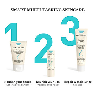 Embryolisse Cicalisse Face Cream. Moisturizer with Hyaluronic Acid that Accelerates Skin's Restoration Process - Daily Skin Care for Face, Body and Lips, All Skin Types - 1.35 Fl Oz