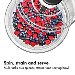 OXO Good Grips Large Salad Spinner - 6.22 Qt., White