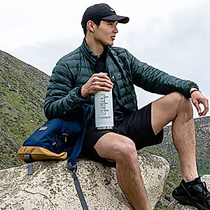 LaserGram 40oz Double Wall Flip Top Water Bottle With Straw, Softball Player Woman, Personalized Engraving Included (Black)