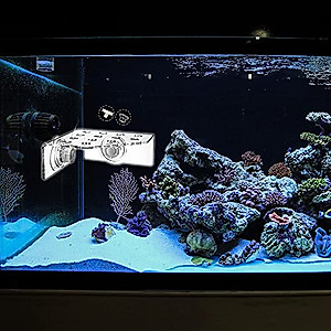 13 Plug Holes Coral Frag Rack Clear Acrylic Coral Holder Aquarium Fish Tank Button Coral Reef Broken Frame Enhanced Suction Cup (2 Pack)