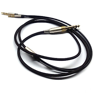 NewFantasia Replacement Audio Upgrade Cable Compatible with Denon AH-D600, AH-D7200, AH-D7100, AH-D9200, AH-D5200, Meze 99 Classics, Focal Elear Headphones Black 3meters/9.9ft