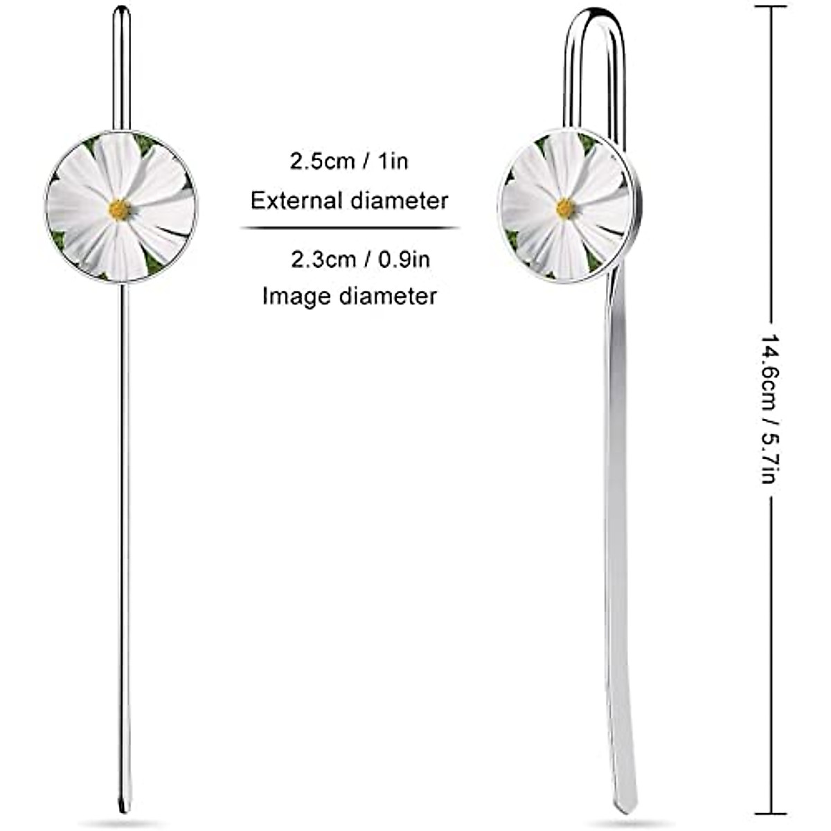 Custom Metal Bookmarks Personalized Book Marker Add Your Photo Logo Name Text Stainless Bookmark Gift for Students Book Reading Lover Commemorate (1.2")