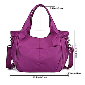 MINTEGRA Hobo Crossbody Bag for Women Nylon Waterproof Shoulder Bag Casual Purse Handbag