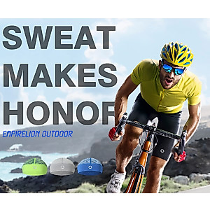 Low-Profile Cooling Helmet/Hard hat Liner, Stretch Working Cap, Summer Sweat Wicking Skull Cap, Running Beanie Sun Protection