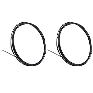 INOOMP 2pcs Bicycle Brake Cable Shifter Cable Front Rear Brake Cable Bike Front and Rear Brake Cable Volleyball Badminton Post Buddha Stand Before and After Coating Core