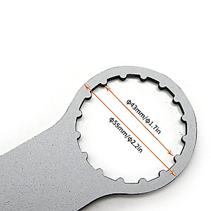 HUDAMZKY EBike Wrench for Mid Drive Motor, Installation Tool for BBS01 BBS02B BBSHD Electric Bike Conversion Kits, Bike Tool to Electric Bicycle