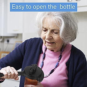2023 Jar Opener for Seniorsor Arthritis Weak Hands, Effortless Jar Lid Opener for Kitchen, 3-in-1 Multifunctional Bottle Opener Opens Pop-Top Cans Beer Bottles Soda Cans