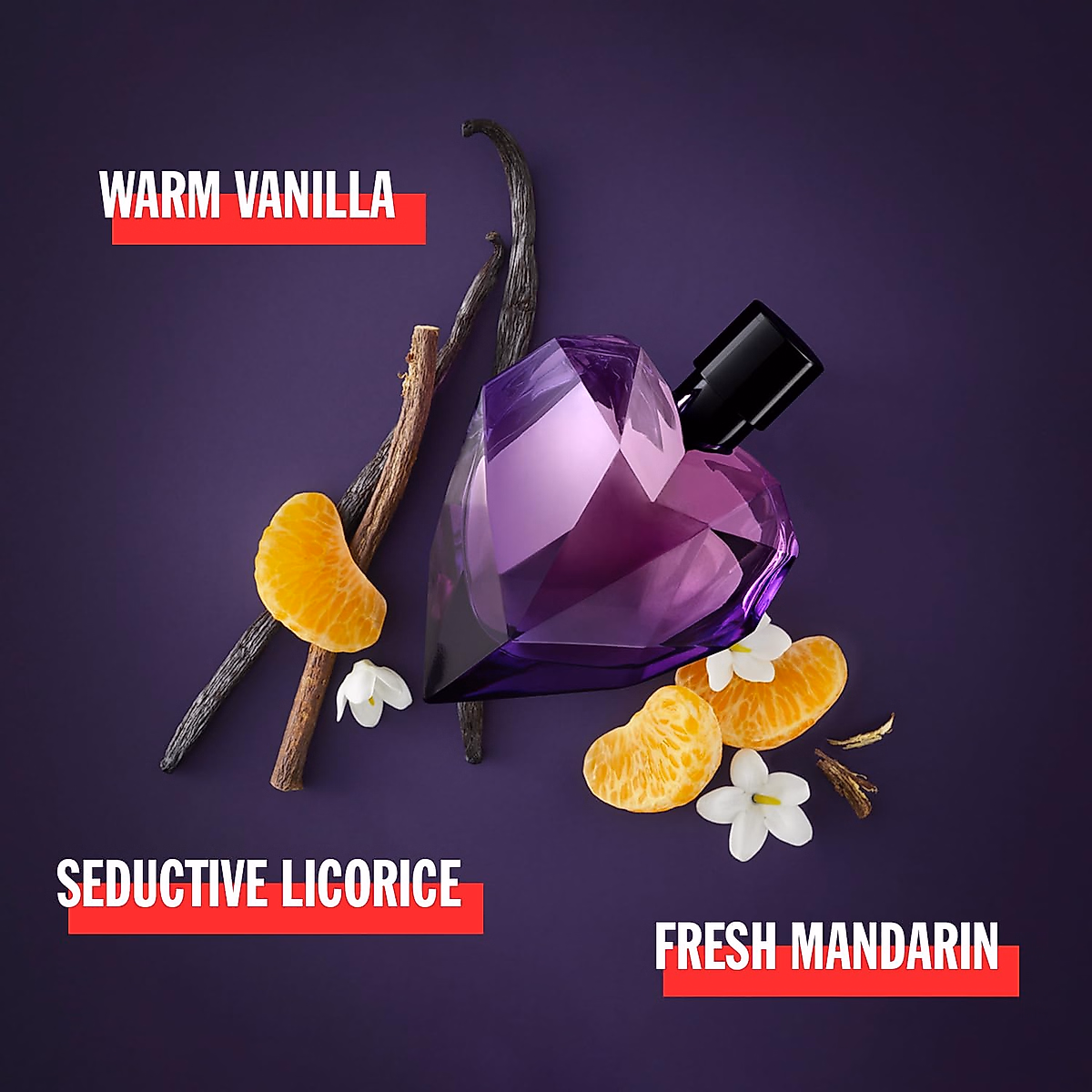 Diesel Loverdose, Eau de Parfum for Women, Oriental Scent With Notes of Mandarin, Sambac Jasmine & Vanilla, 1 Fl. Oz.